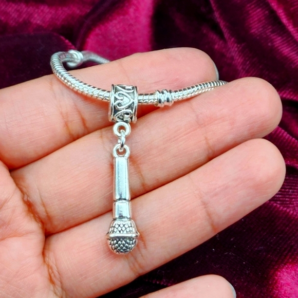 Handmade | Jewelry | Microphone Charm For Pandora James Avery | Poshmark